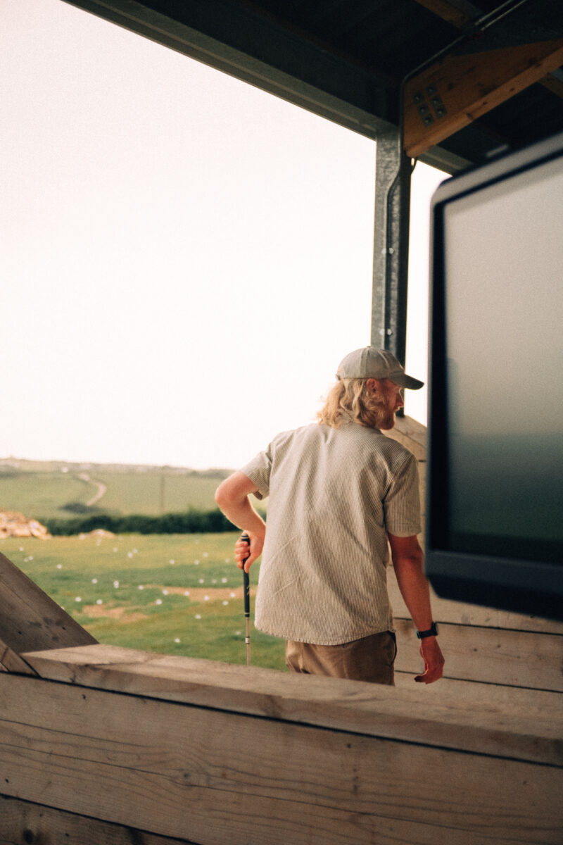 Driving Range with Trackman Technology in Crantock, Cornwall