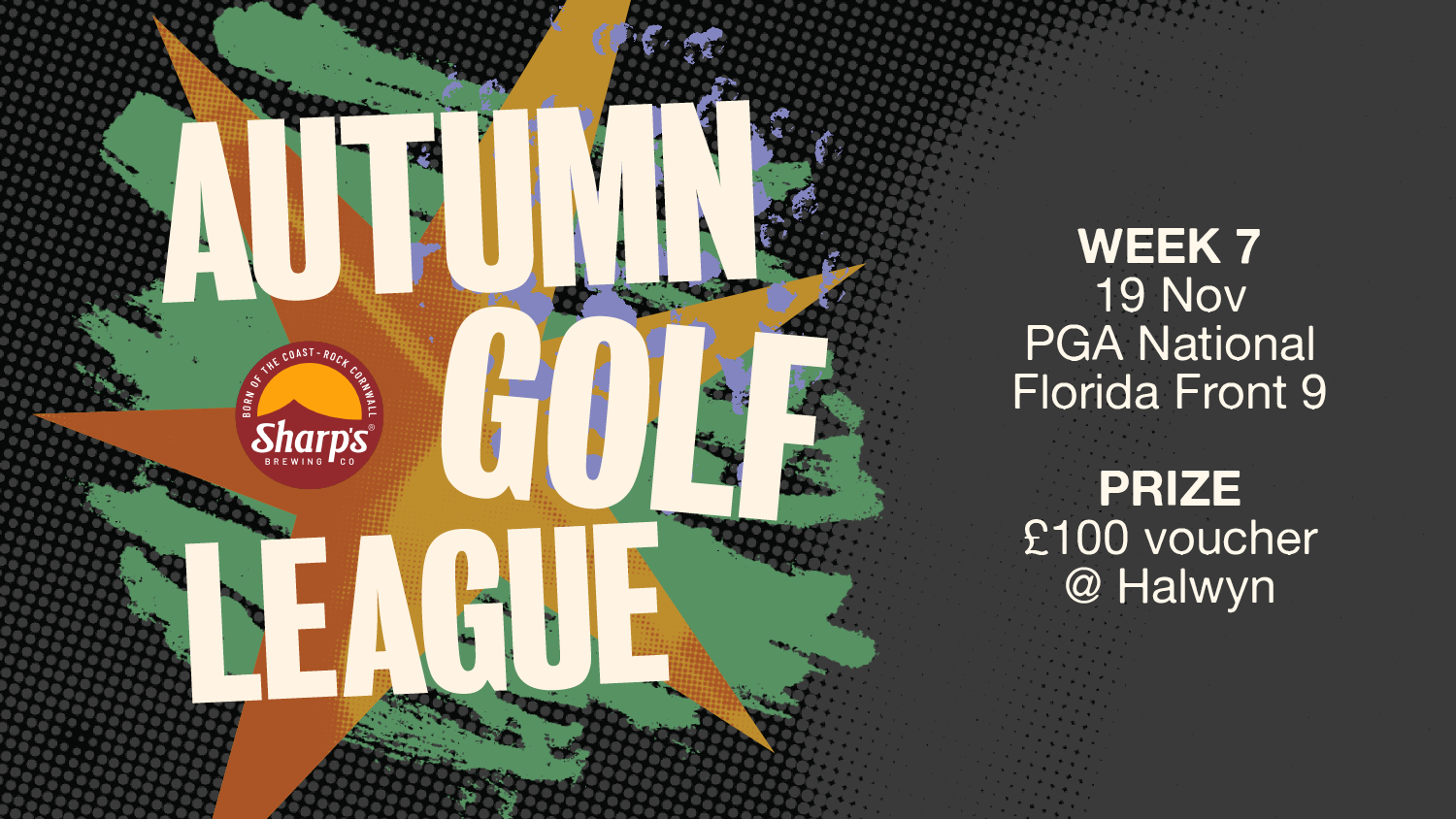 Events from October 8 – October 29 – Halwyn